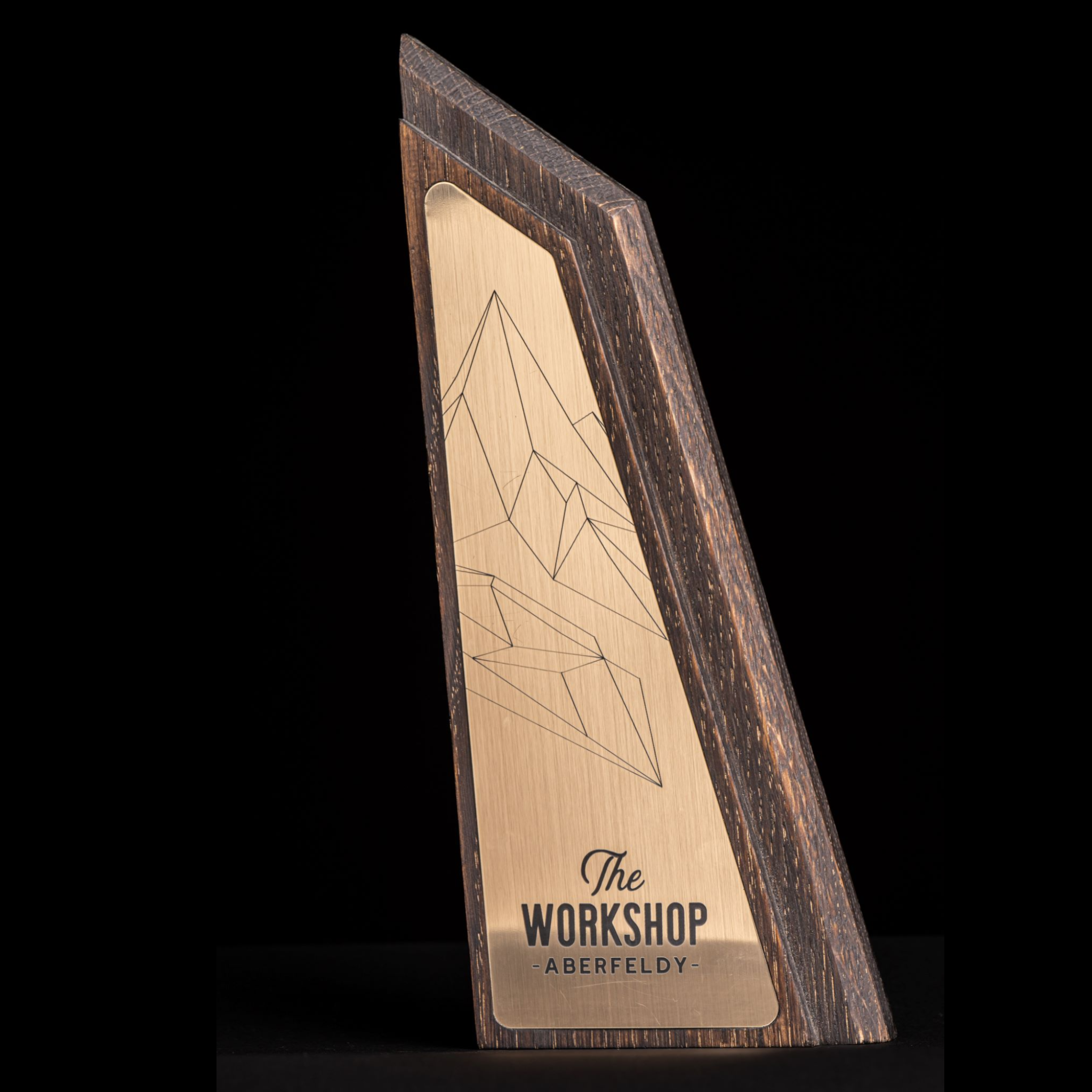 Oak Angled Trophy – The Workshop Aberfeldy